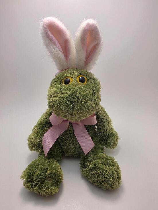 Toys | Animal Adventure Vintage Green Frog Plush Easter Bunny Ears 11 ...